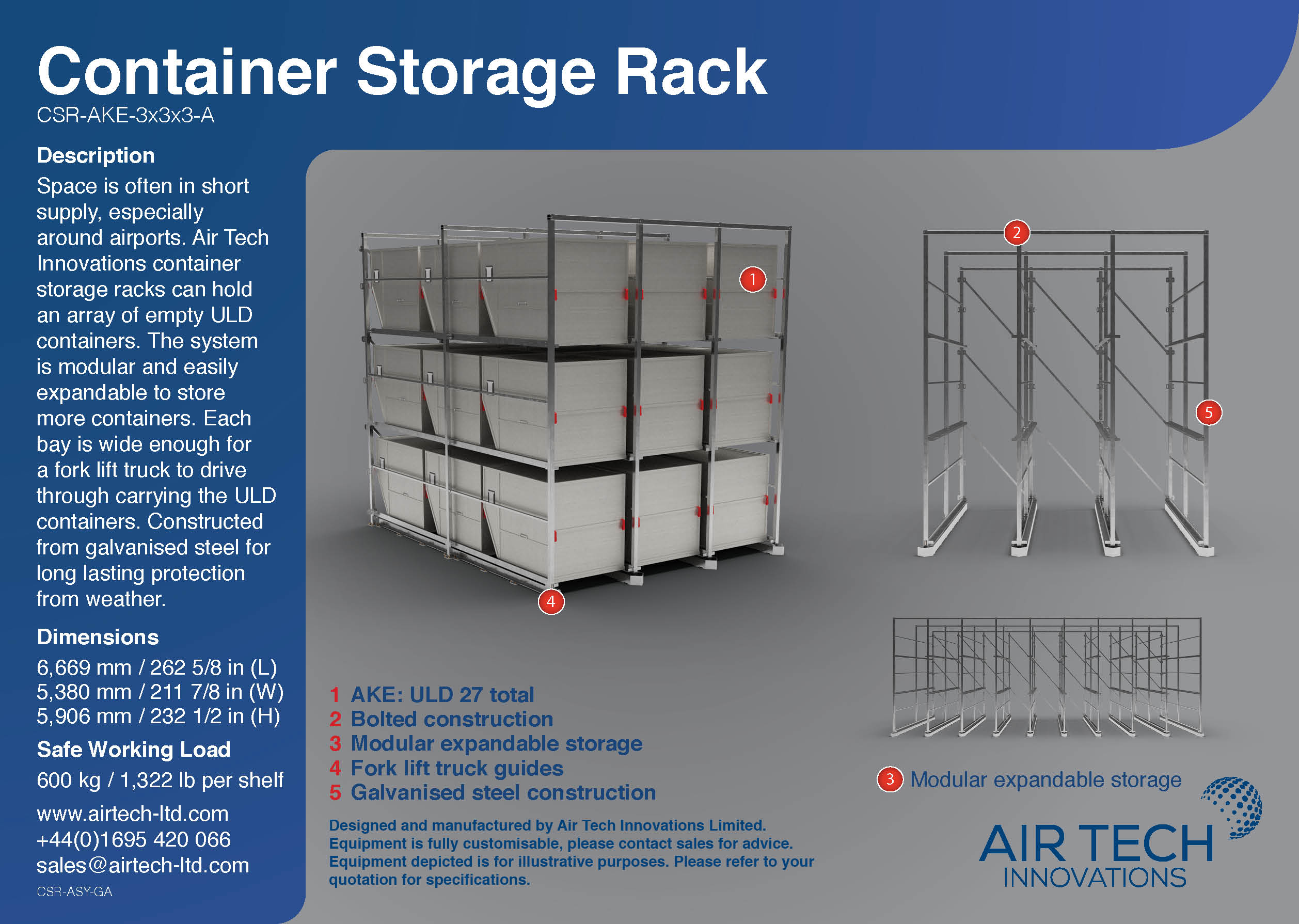Slave Pallet - 4 Way | Airtech Innovations LLC