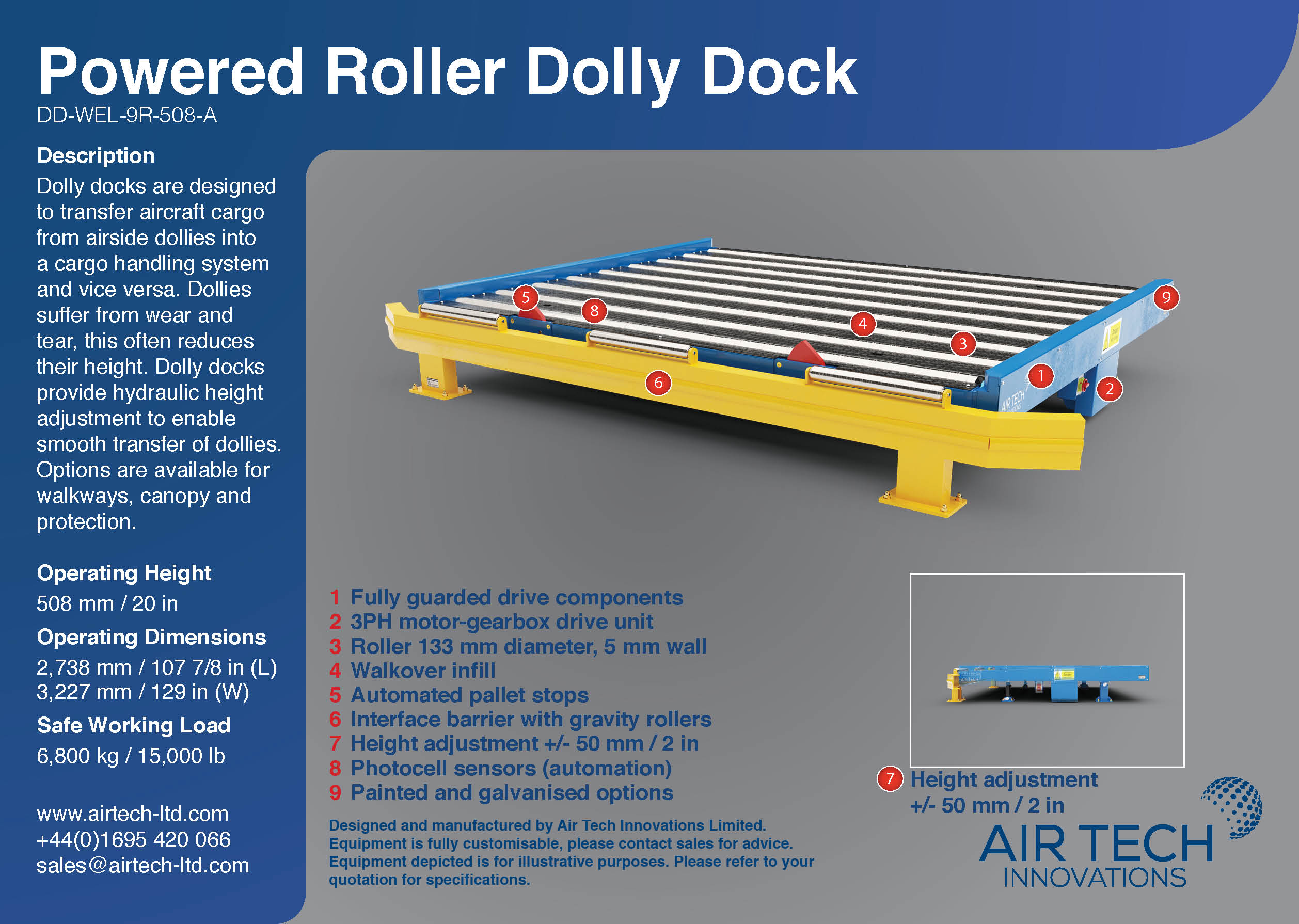 Slave Pallet - WEL - 2 Way - Bolted Fork Pockets | Airtech Innovations LLC