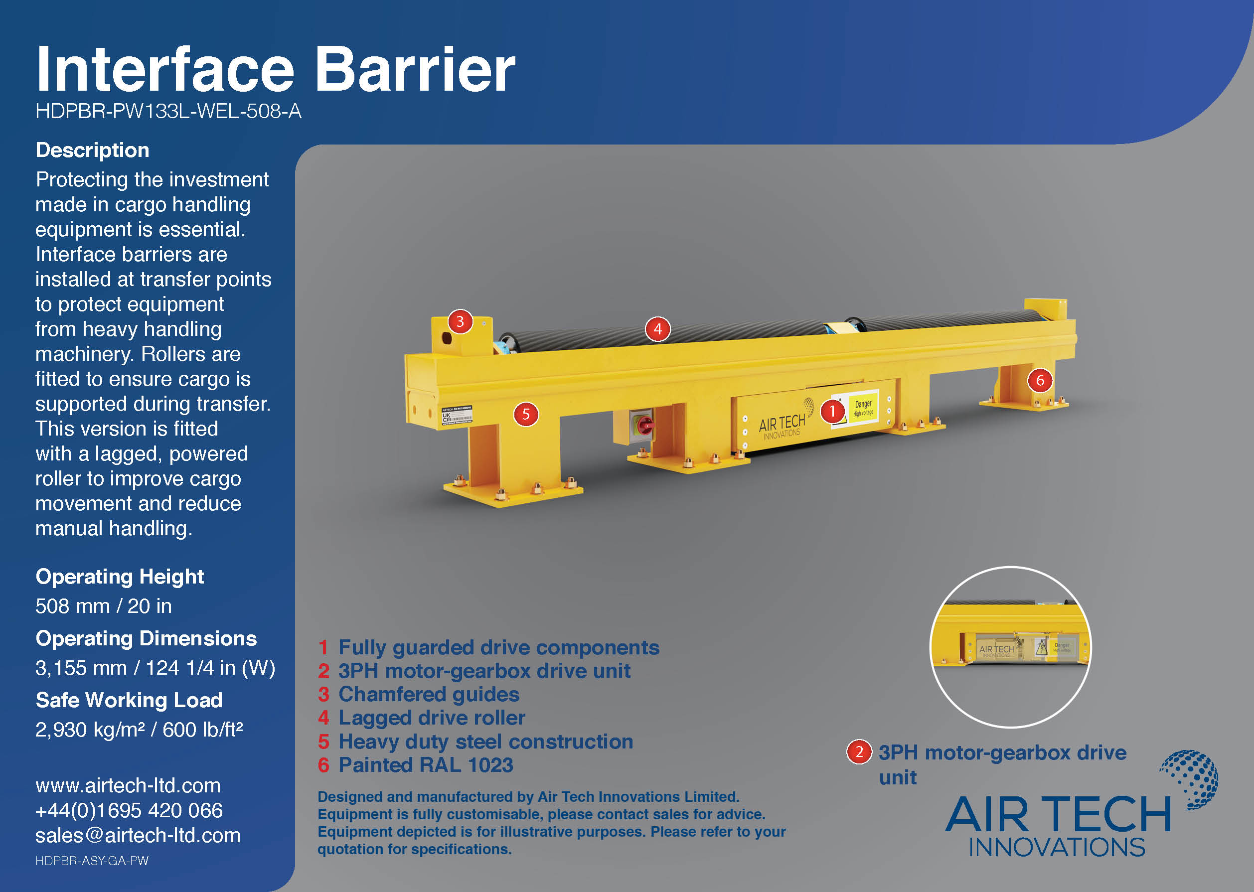 Slave Pallet - WEL - 2 Way - Bolted Fork Pockets | Airtech Innovations LLC