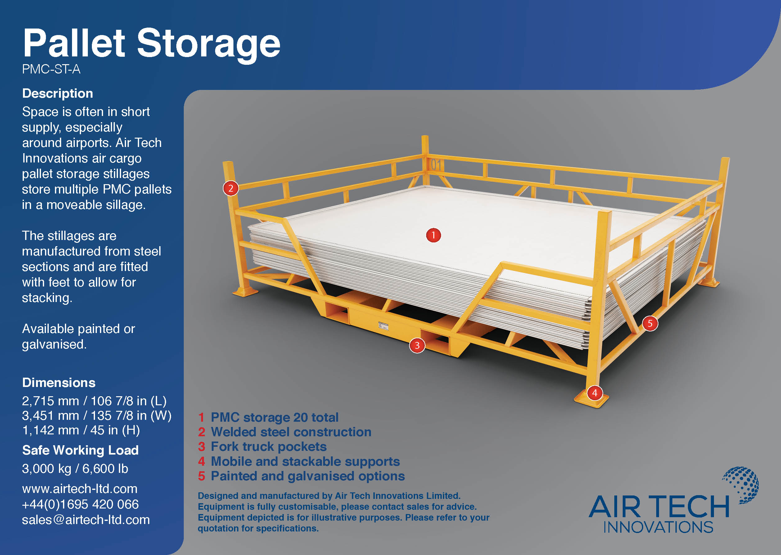 Slave Pallet - 4 Way | Airtech Innovations LLC