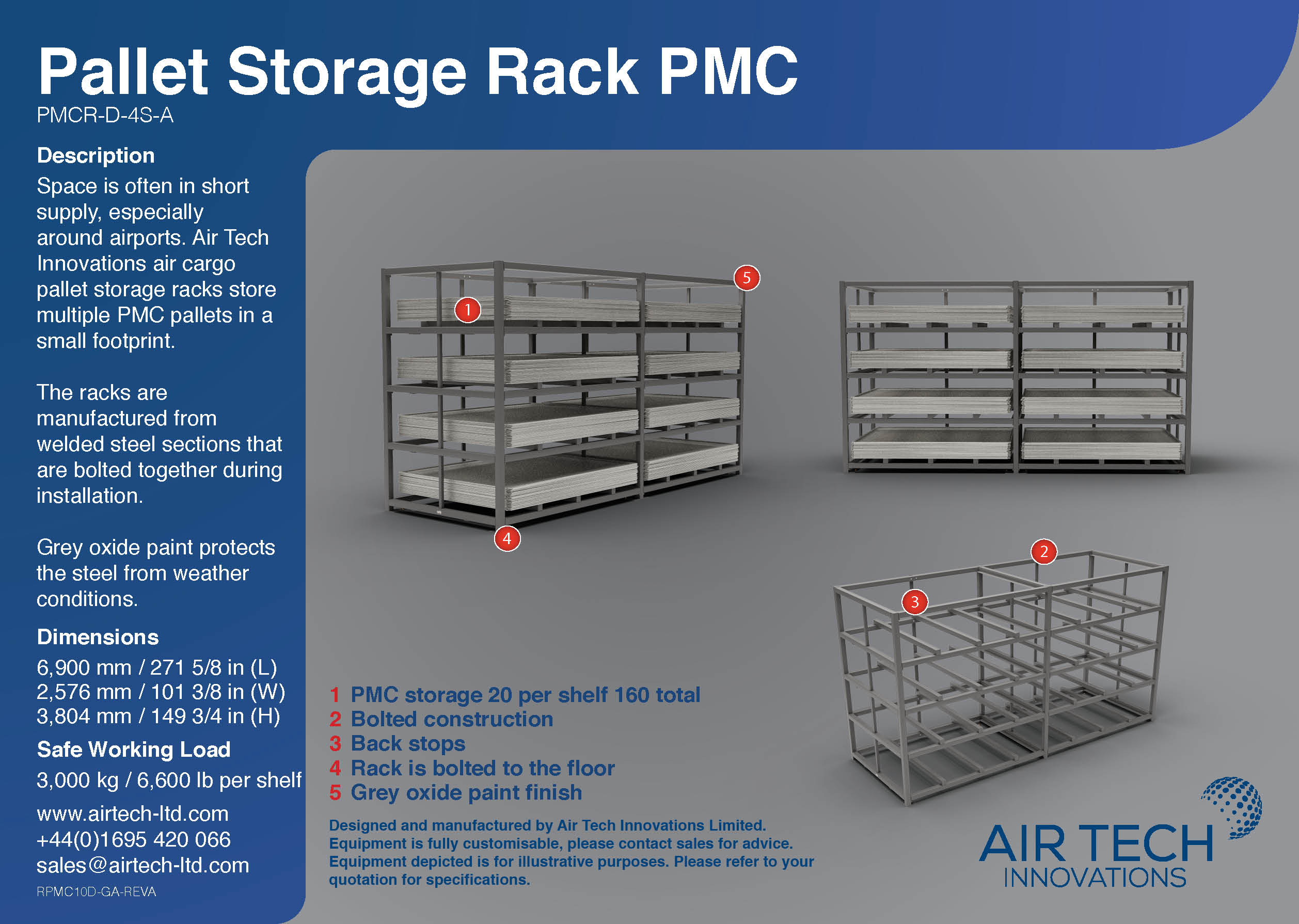 Slave Pallet - LD3 - 2 Way | Airtech Innovations LLC