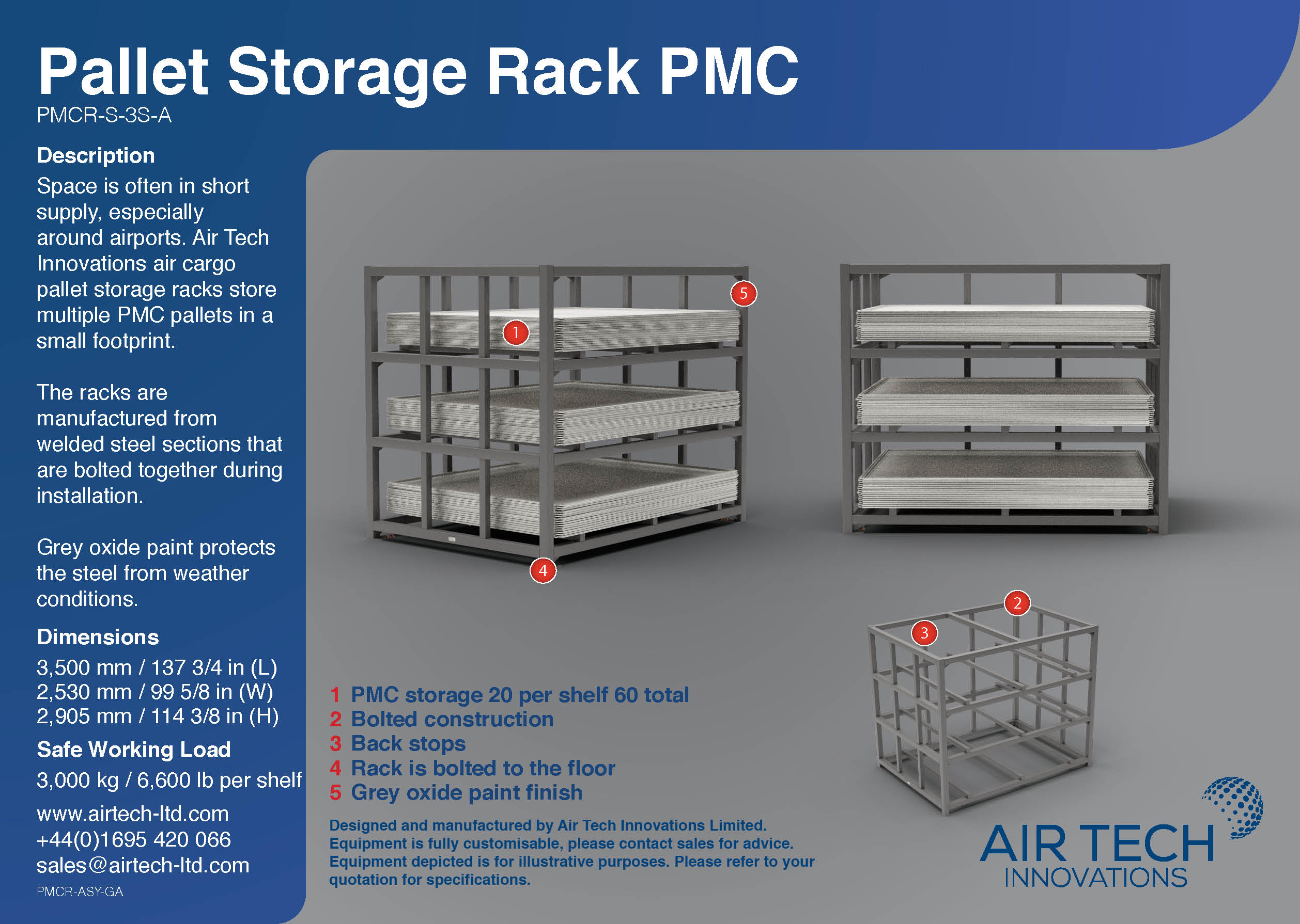 Slave Pallet - 4 Way | Airtech Innovations LLC