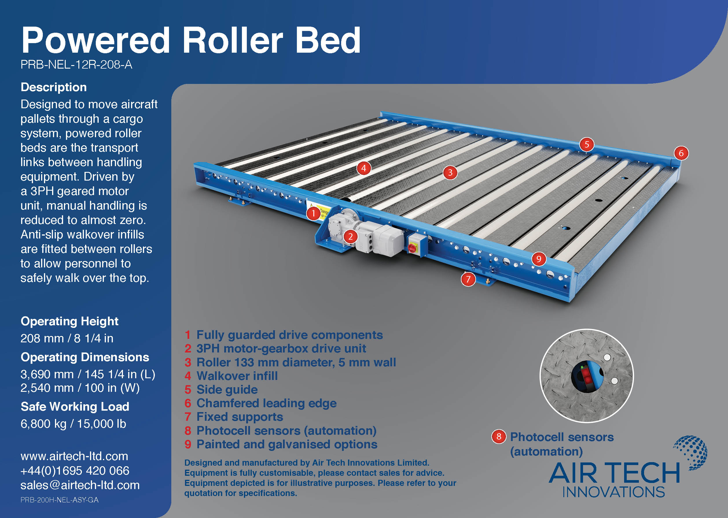 Roller Storage Deck NEL | Airtech Innovations LLC