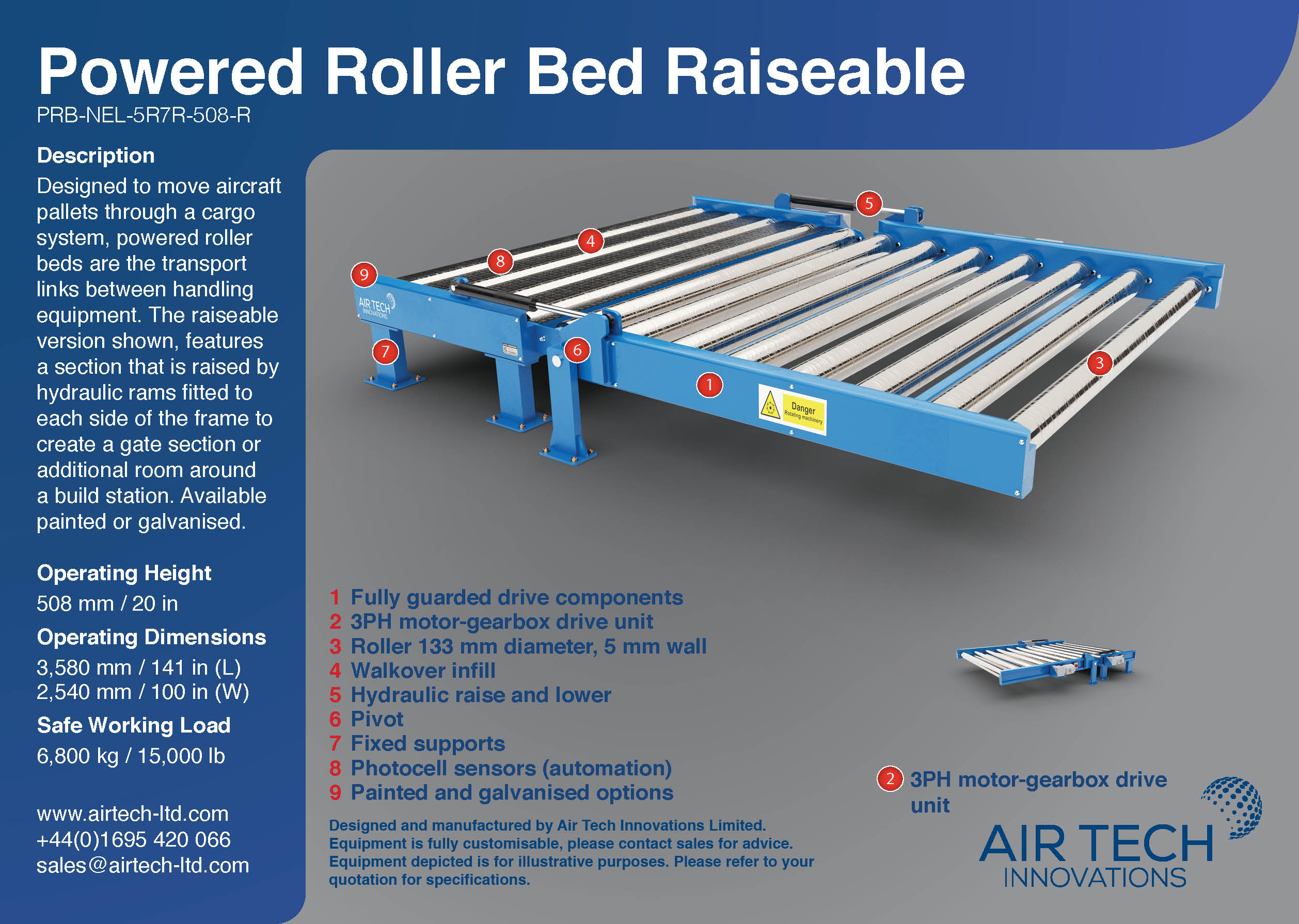 Roller Storage Deck NEL | Airtech Innovations LLC
