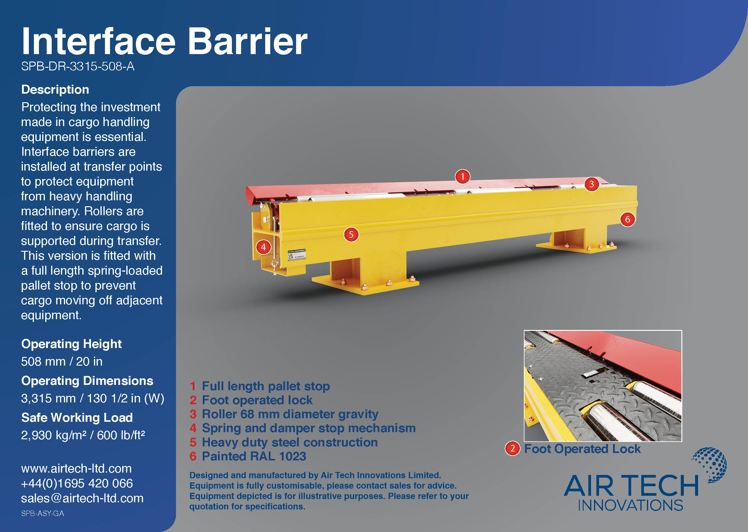 Roller Storage Deck NEL | Airtech Innovations LLC